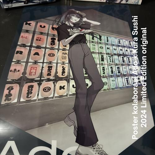 Jual Collab! poster Ado x Kura Sushi Japan 2024 Limited Edition! - Kota ...