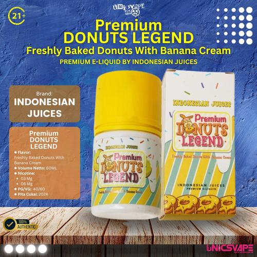 Promo Premium DONUTS LEGEND V2 BANANA 60ML Freshly Baked Donut With ...