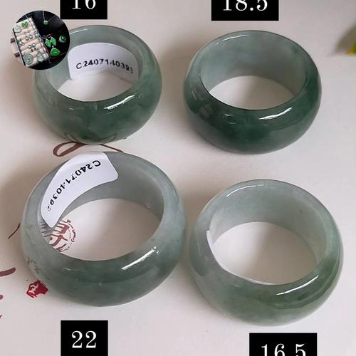 Jual Cincin Giok Burma Lebar bersertifikat / jadeite jade ring - Kota ...