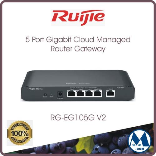 Jual Ruijie Reyee RG-EG105G V2, 5 Port Gigabit Cloud Managed Router Gateway - Jakarta Pusat ...