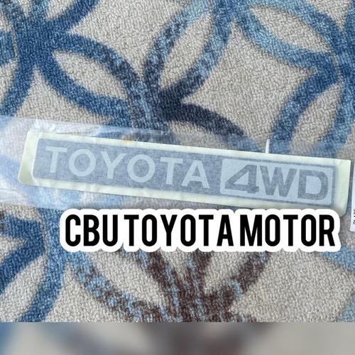 Jual PLATE EMBLEM LABEL STICKER TOYOTA 4WD LAND CRUISER BUNDERA 70 LJ79 ...
