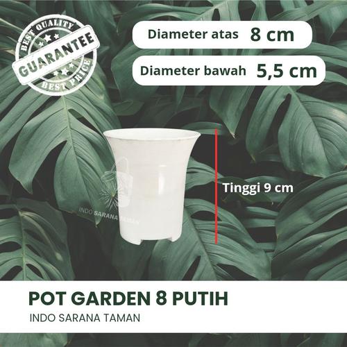 Jual Pot GARDEN PUTIH UKURAN 8 Pot Bunga Pot Tanaman Grosir Pot - Kota ...