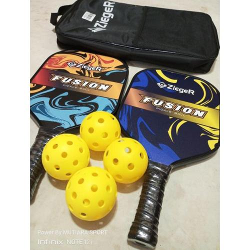 Jual readyy RAKET TENNIS PICKLEBALL ZIEGER CARBON DAN FIBER ORIGINAL ...