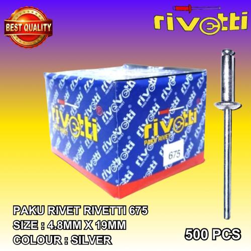 Jual Paku Rivet RIVETTI 675 size 4.8mm x 19mm isi 500pcs - Jakarta ...