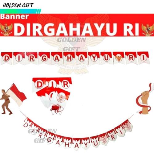 Jual Banner Bendera merah putih 17 Agustus Dirgahayu HUT RI republik ...
