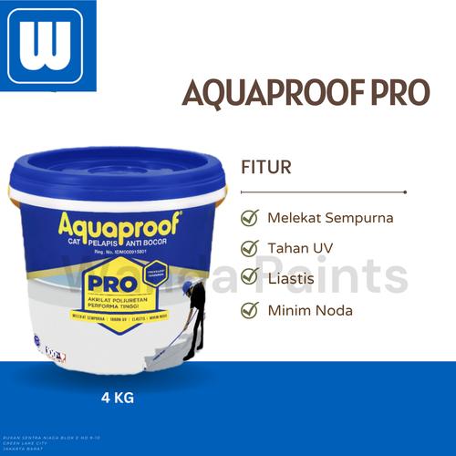 Jual Cat Tembok Anti Bocor AQUAPROOF PRO 4 KG / AQUA PROOF PRO 4 KG ...