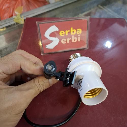 Jual Fitting lampu sensor cahaya e27 Automatic photo sensor lamp holder ...