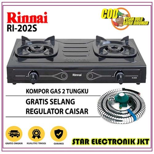 Jual RINNAI RI-202S Kompor Gas 2 Tungku Teflon - KOMPOR SAJA - Jakarta ...