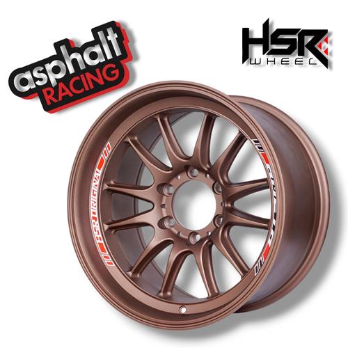 Jual velg mobil jdm offroad r18 pcd 6x139,7 HSR AMETH BRONZE PAJERO ...