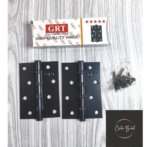 Jual Engsel TEBAL Bearing Pintu Rumah Jendela Door Hinge 4 Inch HITAM ...