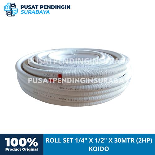 Jual PIPA AC ROLL SET 1/4" X 1/2" X 30MTR (2PK) KOIDO - Kota Surabaya ...
