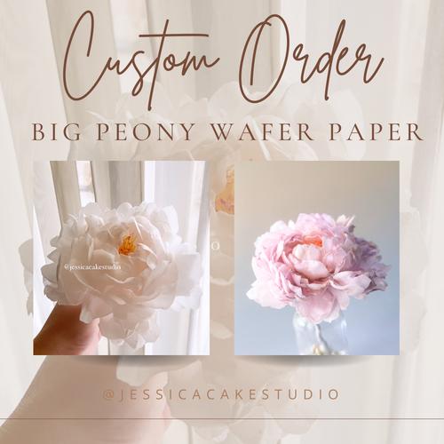 Jual Custom Peony 1.0 Wafer Paper Handmade - Kota Mojokerto - Jessica ...