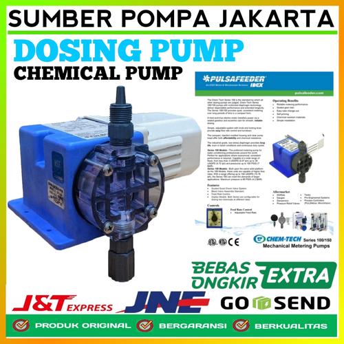 Jual Dosing pump Pompa Chemical Chemtech Pulsafeeder 100-003 0,47 LPH 7 ...