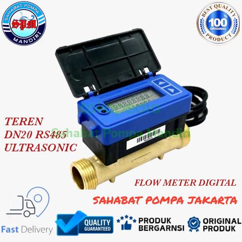 Jual Flow meter digital TEREN DN20 RS485 out put digital ultrasonic ...