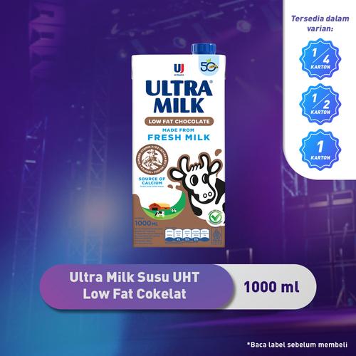 Jual Ultra Milk Low Fat Chocolate 1000 ml - Kab. Tangerang - Ultrajaya ...