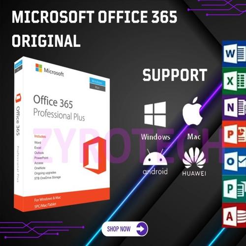 Jual Microsoft Office 365 Original 1 User 5 Device - DVD - Kota ...