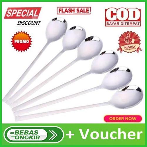 Jual Heavy - Promo Sendok Makan Korea Isi 6 Pcs Stainless Tebal Awet ...