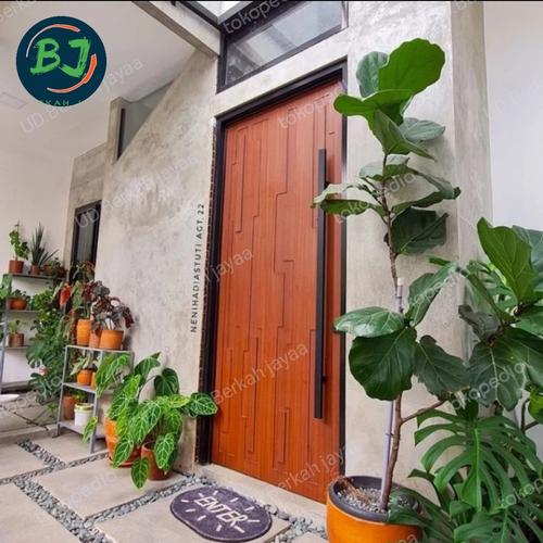 Jual Pintu Kayu solid Meranti / kusen aluminium Melamic - Kota ...