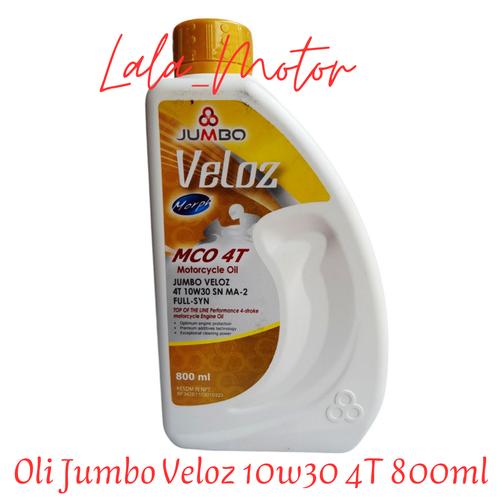 Jual Oli Mesin Motor Jumbo veloz 10w30 Full-synthetic 800ml - Kota ...