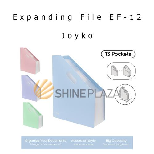 Jual Map Ekspanding Box File A4 F4 Joyko EF-12 - Expanding File Folio ...