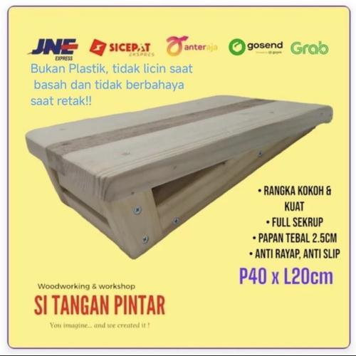 Promo Tanjakan Kayu / Tanjakan Motor / Wooden Ramp 40cm x 20cm - Tinggi ...