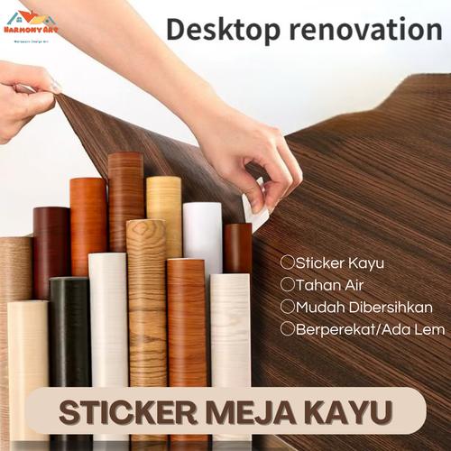 Promo SUPER MURAH!! HPL STICKER MEJA KAYU / PELAPIS MEJA DINDING PINTU ...