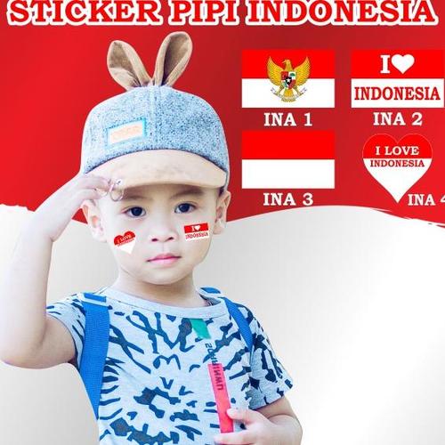 Jual Stiker pipi bendera merah putih STICKER KONSER - STICKER BOLA ...