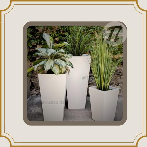 Jual Pot Tanaman teraso model piramid | Pot Tanaman Terrazzo model ...