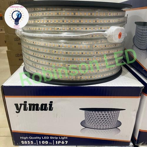 Jual Lampu Selang Led Strip 2835 120led/M 220V merk YIMAI 100Meter/Roll ...
