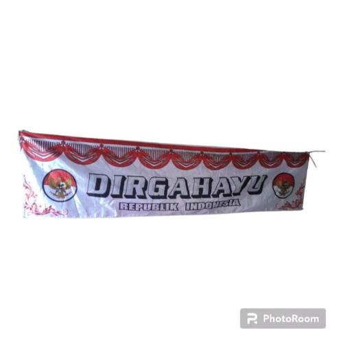 Jual Banner Motif Dirgahayu Kemerdekaan Indonesia Bendera Merah Putih ...