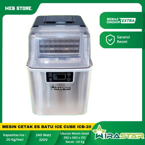 Jual Mesin Pembuat Atau Pencetak Es Batu 20 Kg/Hari / Mesin Ice Cube ICB-20 WIRASTAR - Kota ...
