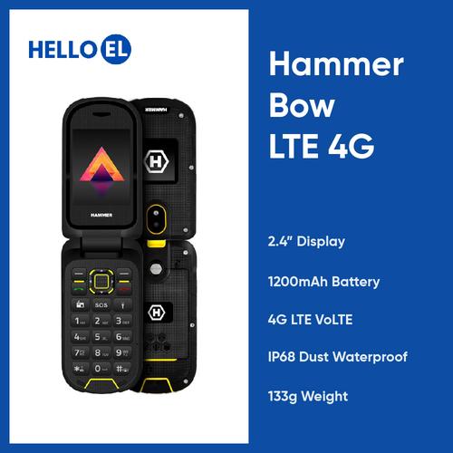 Jual Hammer Bow LTE 4G VolTE 1200mAh IP68 Rugged Flip Feature Phone - Kota Tangerang Selatan ...