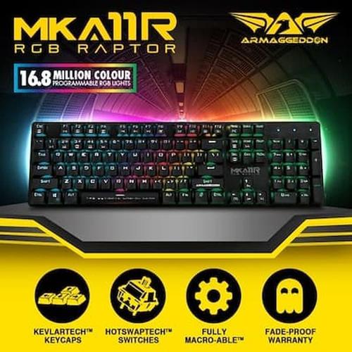 Jual KEYBOARD GAMING MECHANICAL ARMAGGEDDON SMK 6C RGB BACKLIT KEYBOARD ...