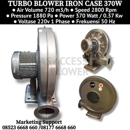 Jual Centrifugal Turbo Blower 370 Watt Blower Tiup Iron Steel Casing ...