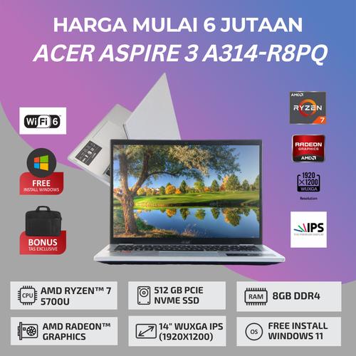 Promo BEST SELLER LAPTOP GAMING Acer Aspire 3 A314-42P-R8PQ / RAM 8GB ...