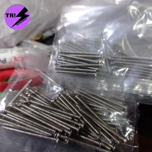 Jual baut rata stainless rep tamiya 15510 flat screw keras counter sunk ...