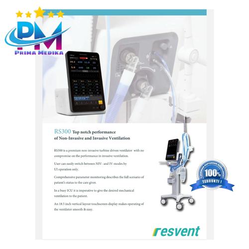 Jual Ventilator Resvent RS300 (Neonatal , Pediatric , Adult) 3 in 1 ...