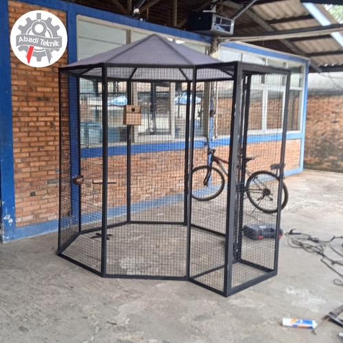 Jual Kandang Besar Ternak Koloni Aviary Besi Burung Jalak Murai Beo ...