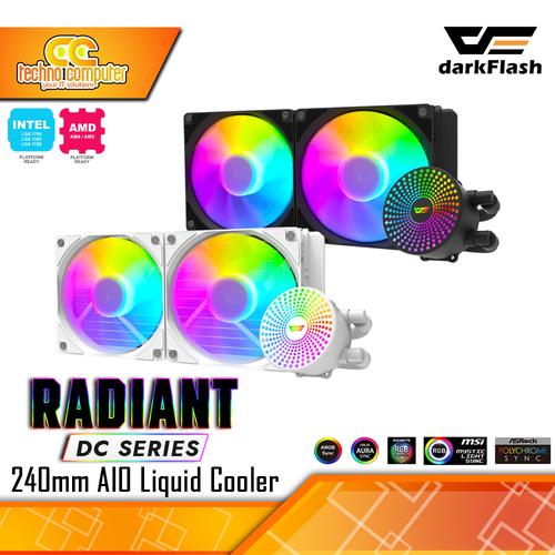 Jual CPU COOLER DARKFLASH RADIANT DC240 ARGB - 240mm AIO Liquid Cooler ...