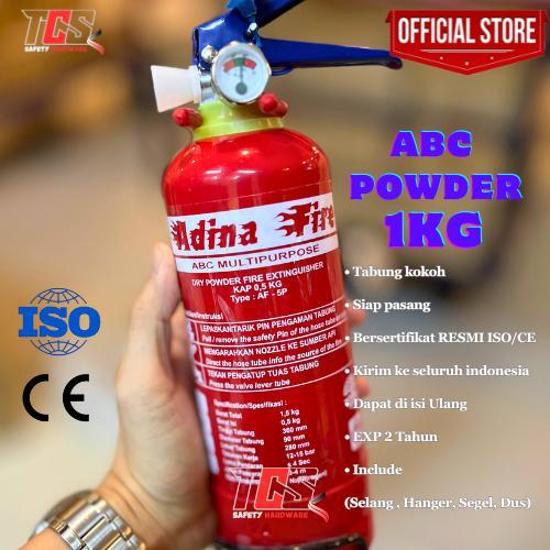 Jual BERSERTIFIKAT APAR MOBIL 1 KG / ABC POWDER 1 KG / GARANSI 2th ...