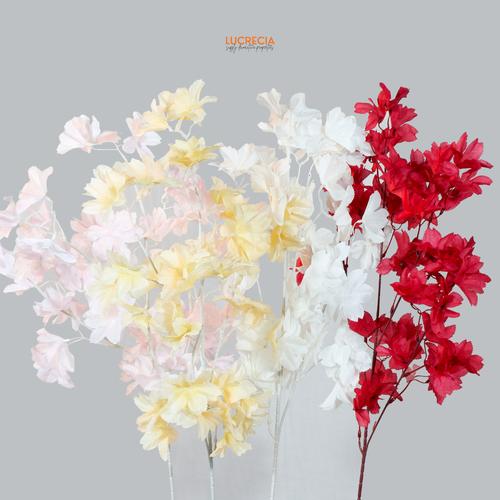 Jual Bunga Snow Sakura Cherry Blossom Artificial Dekorasi Flower Bung ...