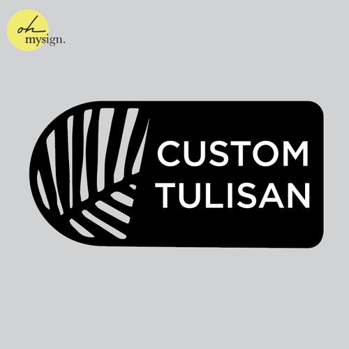 Jual Custom Sign Board Akrilik UV Print Laser Cut Nama Ruangan Tulisan ...