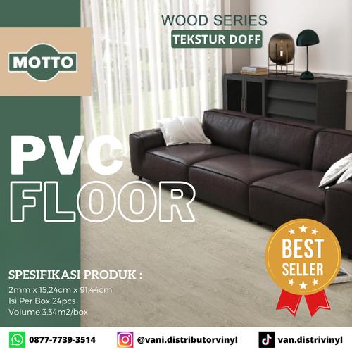 Jual Lantai Vinyl Kayu 2mm MOTTO FLOORING Volume 3,34m2/box Isi 24pcs - Jakarta Timur ...