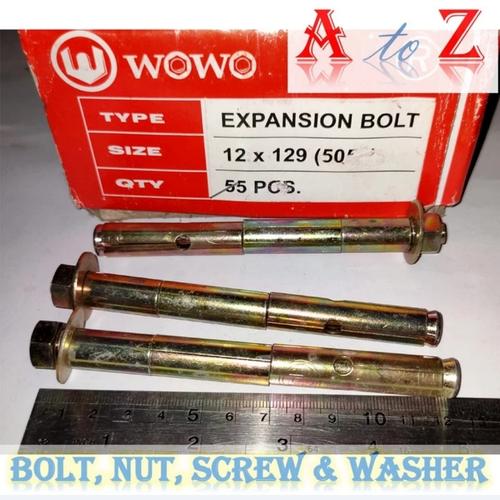Jual dinabol/dinabolt 12 x 129 mm/baut beton tanam dinding/dynabolt 12x ...