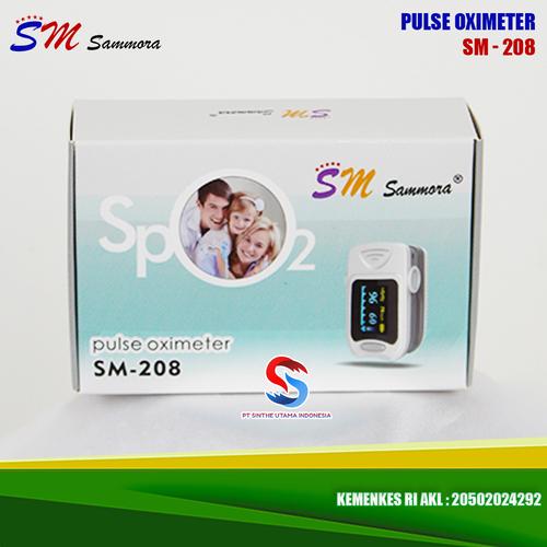 Jual Pulse Oximeter Sammora SM-208 / Alat ukur kadar oxygen dalam darah ...