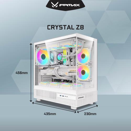 Jual CASING FPMAX Crystal Z8 White - ATX, mATX, ITX - Kota Surabaya ...