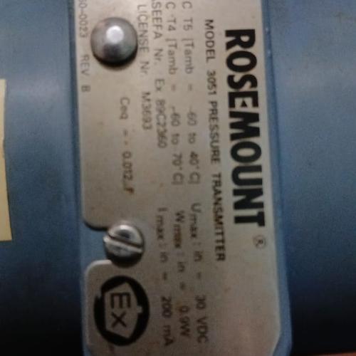 Jual ROSEMOUNT MODEL 3051 PRESSURE TRANSMITTER - Kota Tangerang - gala ...