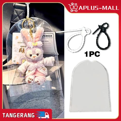 Jual 19*16cm PVC Pouch Labubu Doll Raincoat Tahan Air Pouch Doll ...
