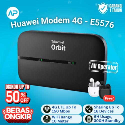 Promo HUAWEI Modem E5576 4G Mobile WiFi - N1-TOWER-MEOW - Kota Surabaya ...