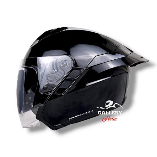 Jual Rsv Sv300 Black Glossy | Helm Rsv Half Face Original - Kota ...